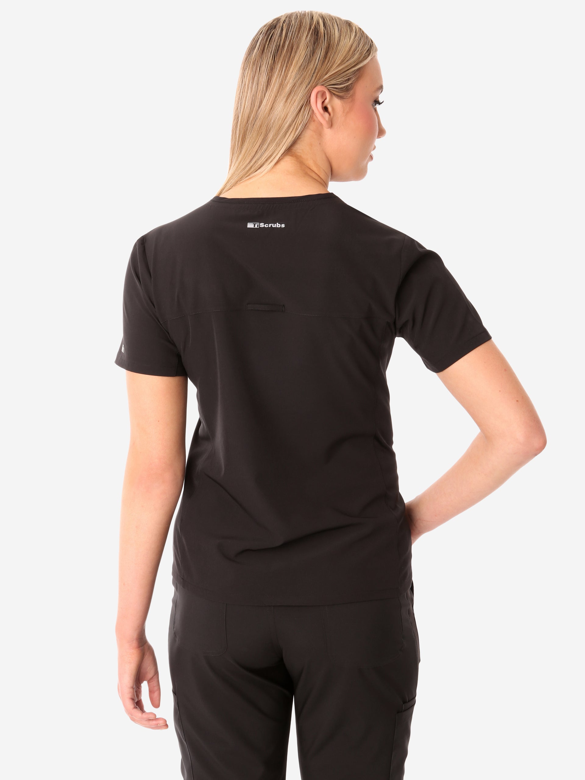 Women's Stash-Pocket Scrub Top | Real Performance Scrubs – TiScrubs