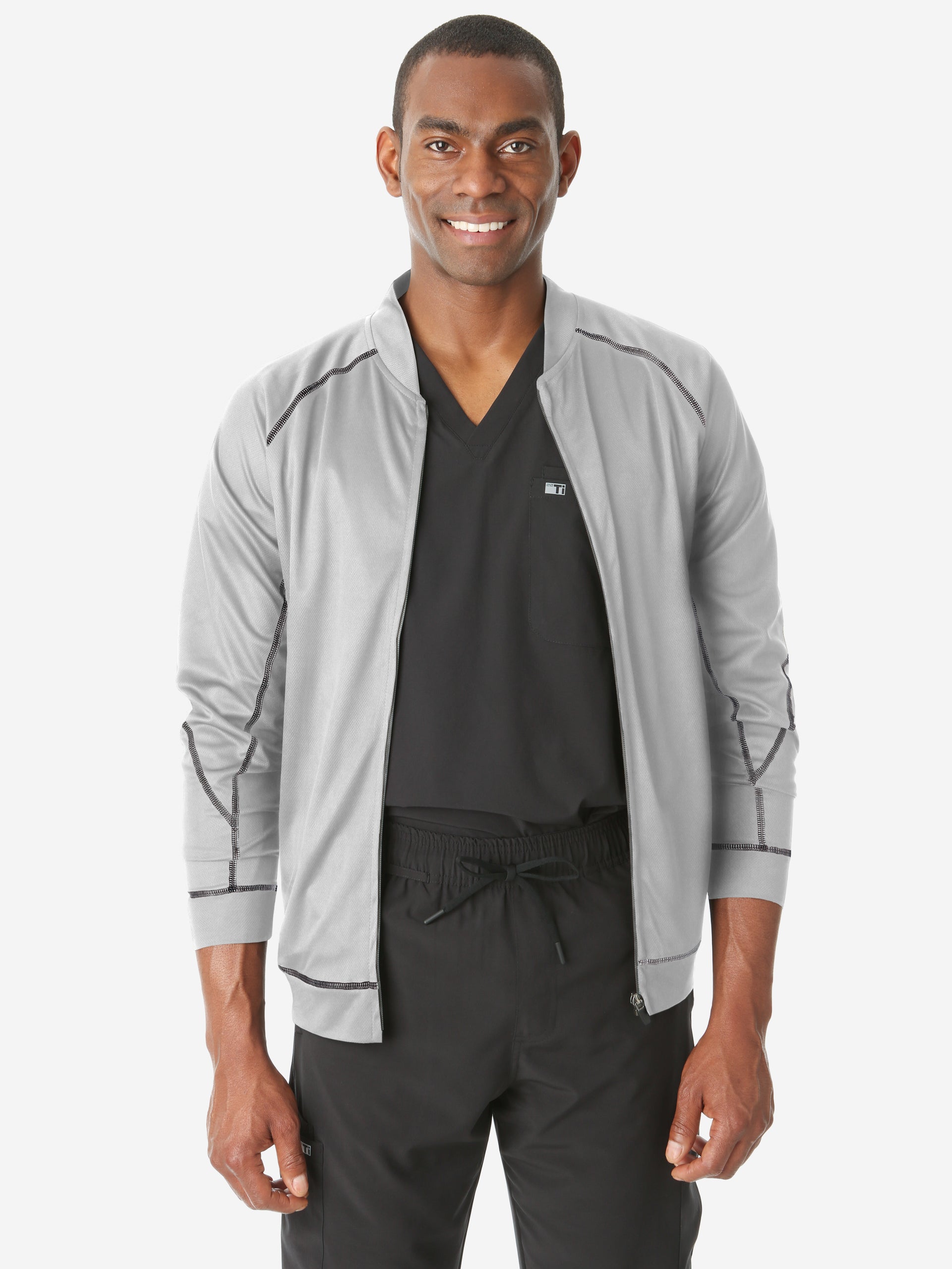 Men’s Scrub Jacket – TiScrubs